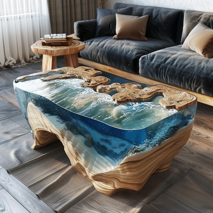 Captivating Ocean Coffee Tables: Bring In the Tranquility of the Sea