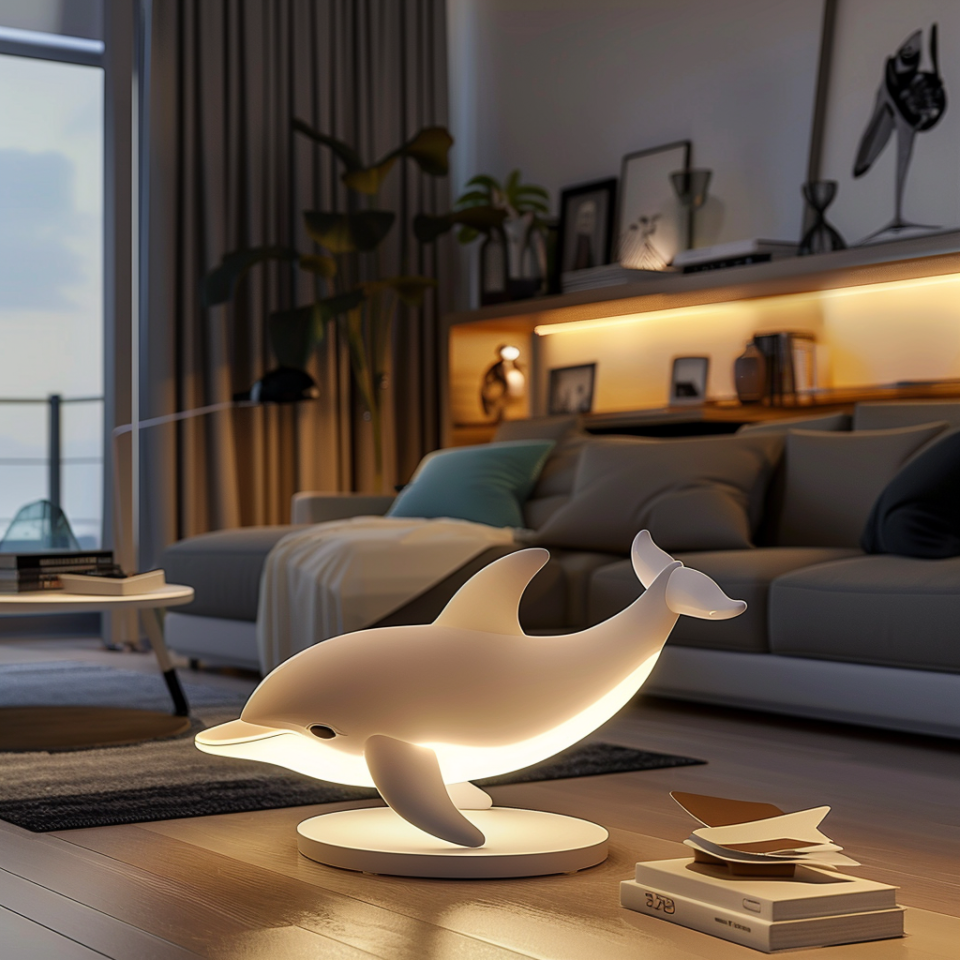 Oceanic Illumination: Dive into Dolphin Lamp Designs for Home Decor