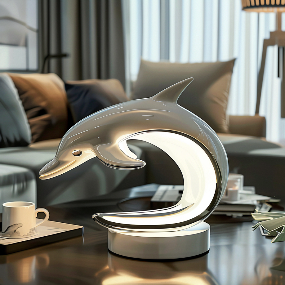 Oceanic Illumination: Dive into Dolphin Lamp Designs for Home Decor