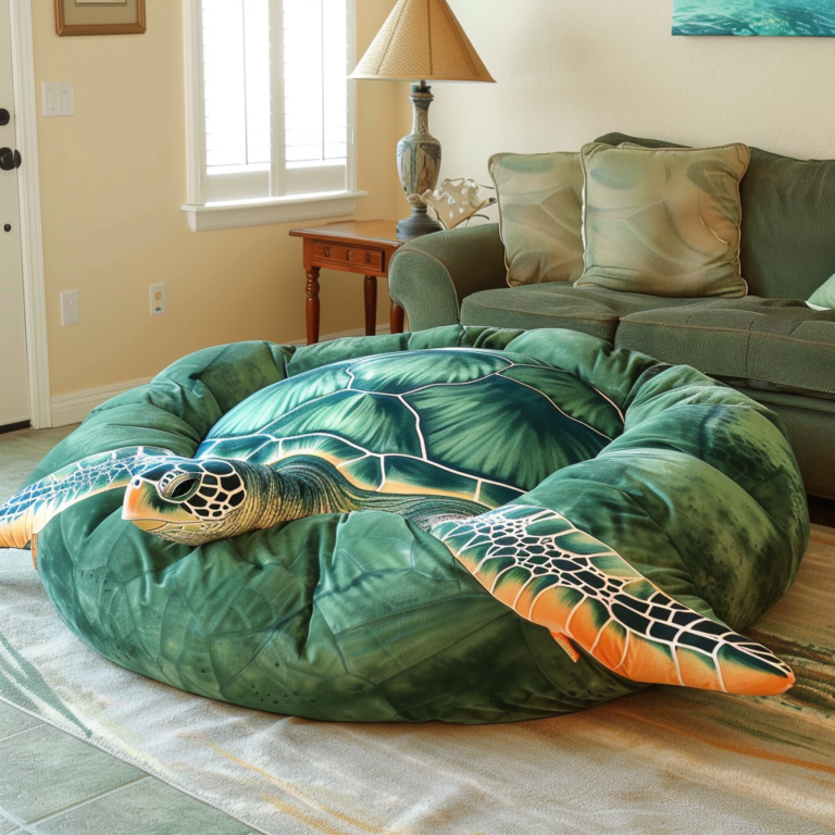 Under the Sea Comfort: Dive into Sea Turtle Bean Bag Chairs