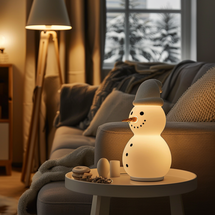 Snowman Glow: Illuminating Your Home with Adorable Snowman Lamps