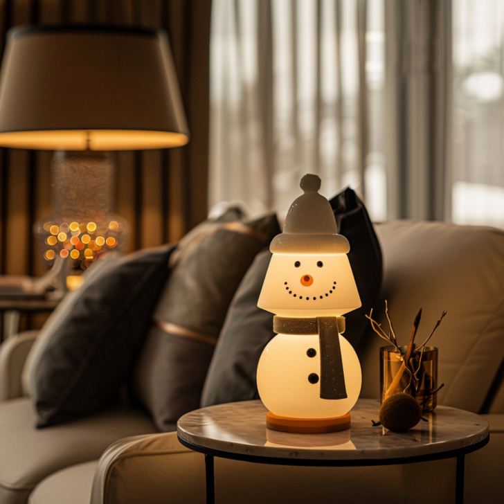 Snowman Glow: Illuminating Your Home with Adorable Snowman Lamps