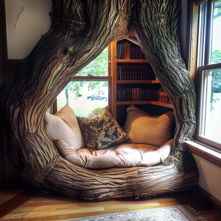 Enchanted Escapes: Tree-Inspired Reading Nooks