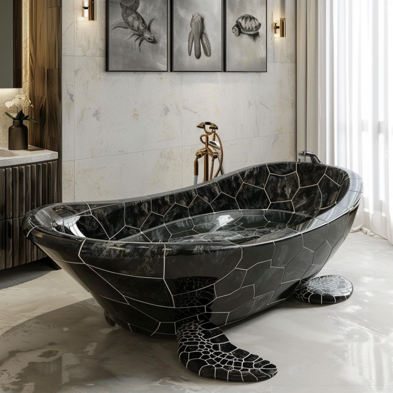 Oceanic Opulence: Exploring Sea Turtle Bathtubs in Bathroom Design