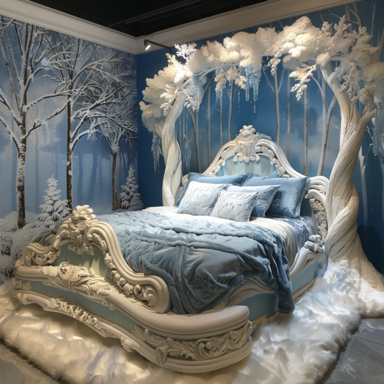 Winter Dreamscapes: A Collection of Cozy and Magical Beds
