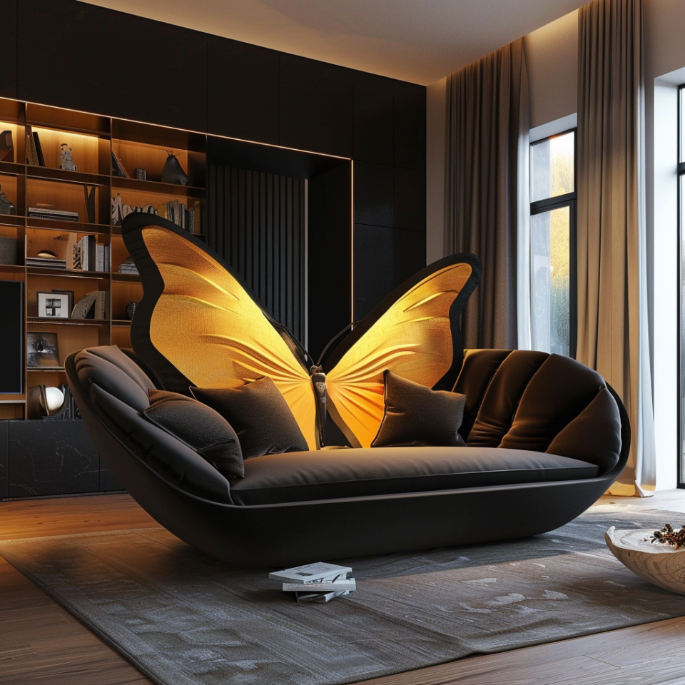 Fluttering Elegance: Unveiling the Beauty of Butterfly Couches
