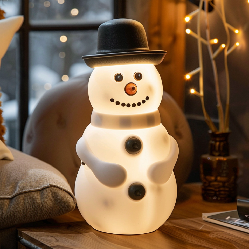 Snowman Glow: Illuminating Your Home with Adorable Snowman Lamps