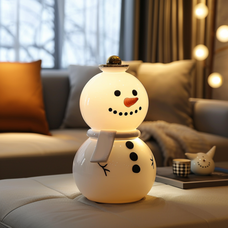 Snowman Glow: Illuminating Your Home with Adorable Snowman Lamps