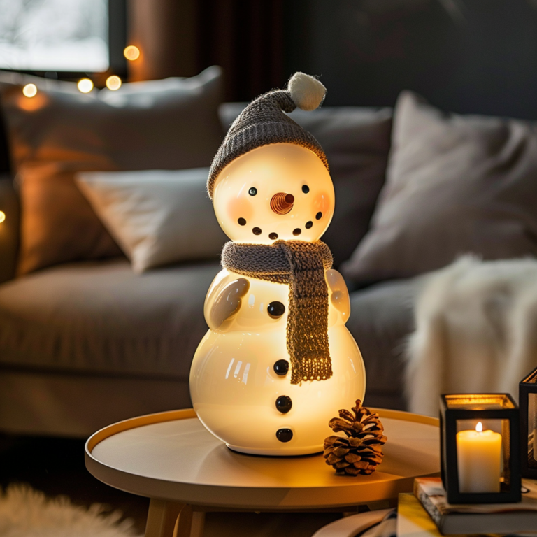 Snowman Glow: Illuminating Your Home with Adorable Snowman Lamps