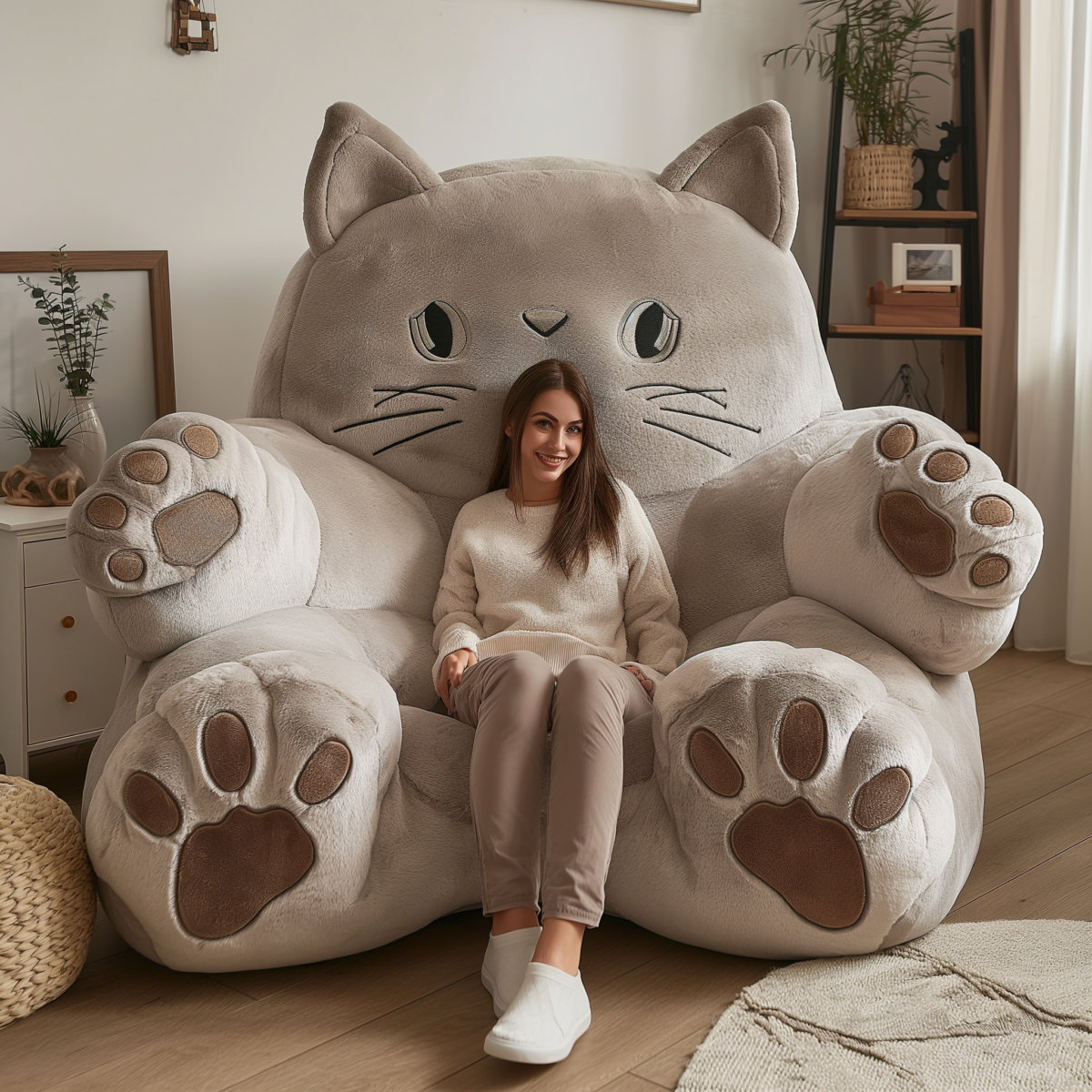 Enormous Feline Thrones: The Majestic World of Giant Cat-Shaped Chairs ...