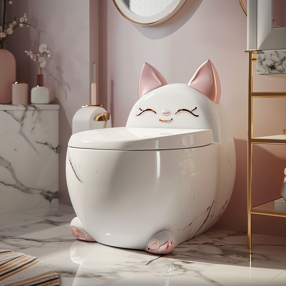 Meow and Wow: Cat-Shaped Toilets for a Playful Touch in Your Bathroom ...