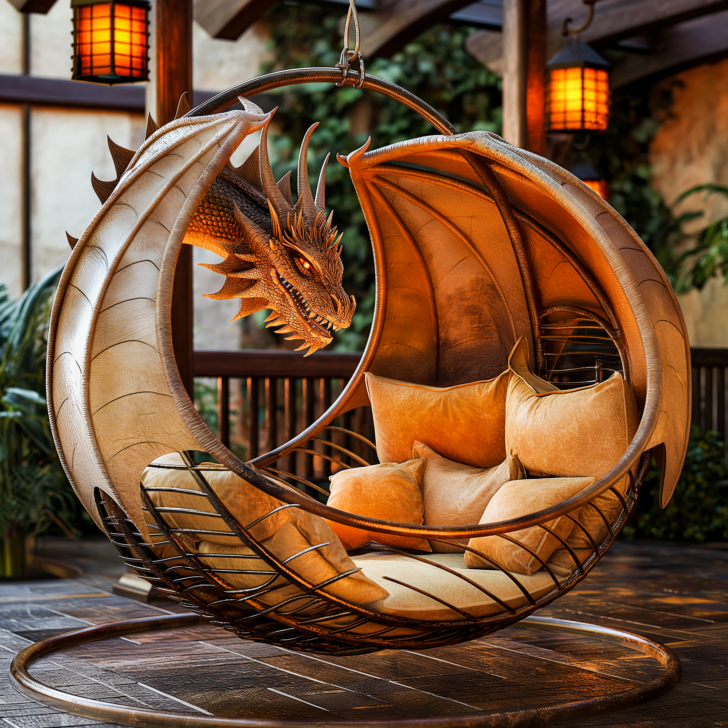 Recline like Royalty: The Majesty of Dragon Hanging Loungers ...