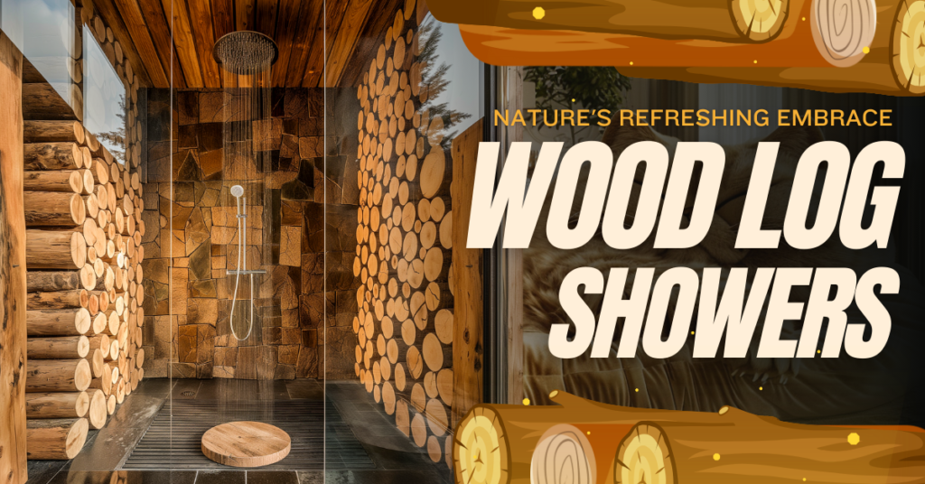 Embrace Nature's Refreshing Embrace: The Charm of Wood Log Showers ...