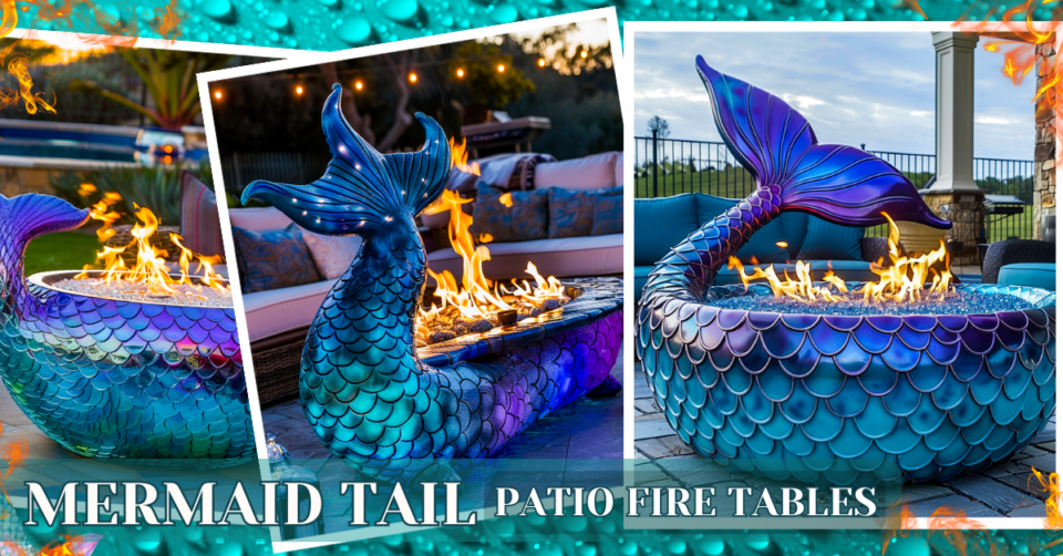 From Fins to Flames: Elevate Your Patio with a Stunning Mermaid Tail ...