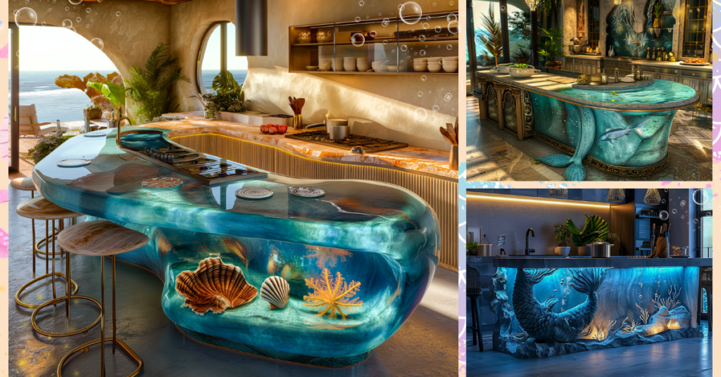 Sea Siren Chic: Elevate Your Kitchen with a Mermaid-Inspired Islands ...