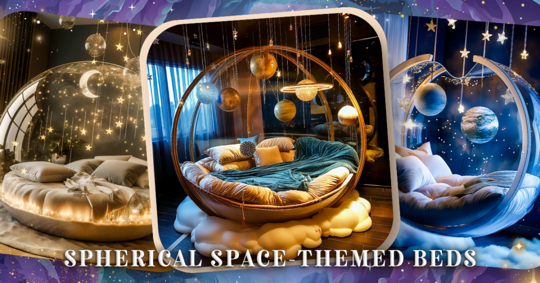 Bedtime Odyssey: Transform Your Room with Spherical Space-Themed Beds ...