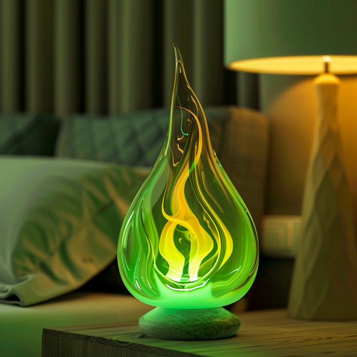 Shining Bright: Exploring the Enchantment of Glass Flame Lamps ...