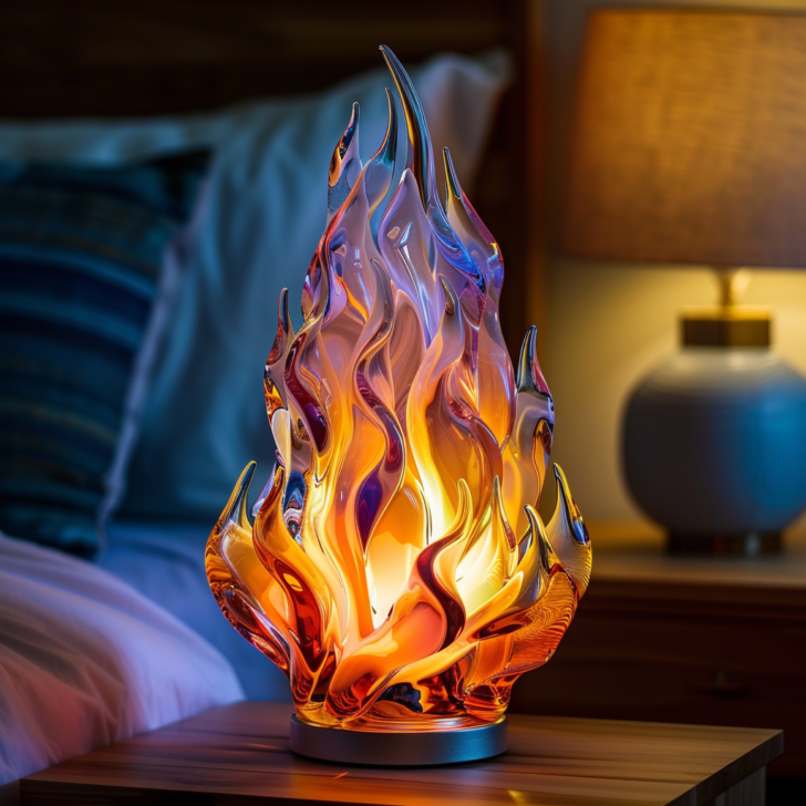 Shining Bright: Exploring the Enchantment of Glass Flame Lamps ...