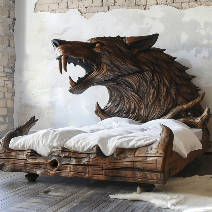 Slumber with the Pack: Exploring the Cozy Elegance of Wolf-Inspired Beds