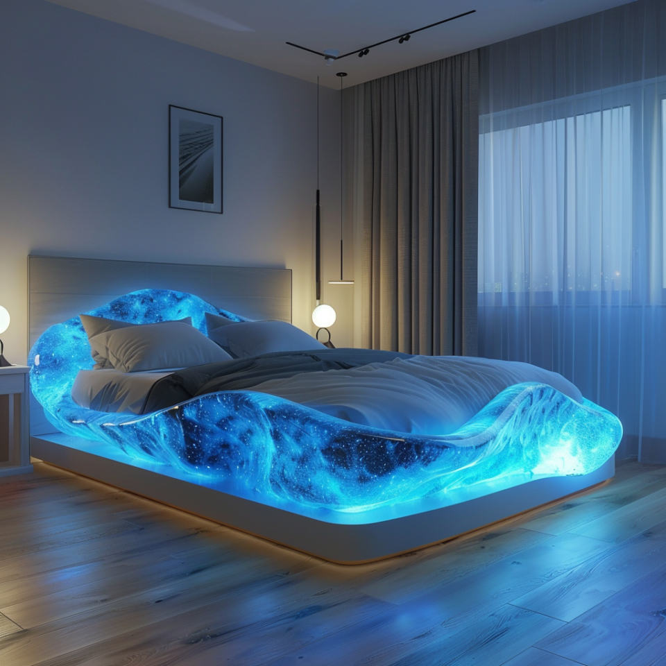 Bioluminescent Dreams: A Gallery of Radiant Wave Beds