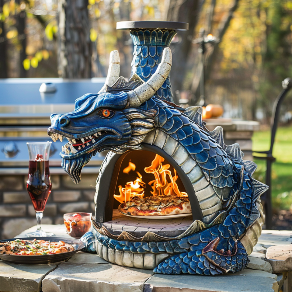 Dragon's Breath: Unleashing Culinary Magic with Outdoor Pizza Ovens