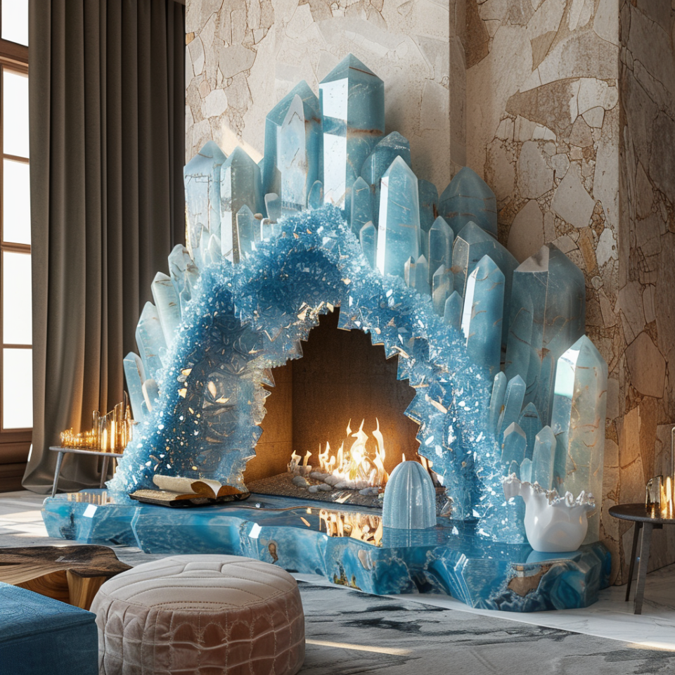 Glamorous Hearth: Crystal Fireplaces Transforming Living Spaces