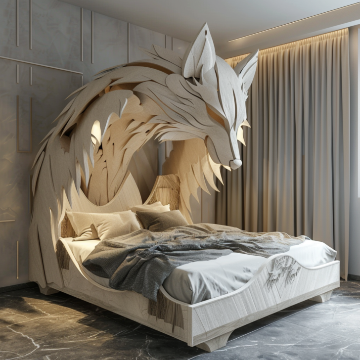 Slumber with the Pack: Exploring the Cozy Elegance of Wolf-Inspired Beds