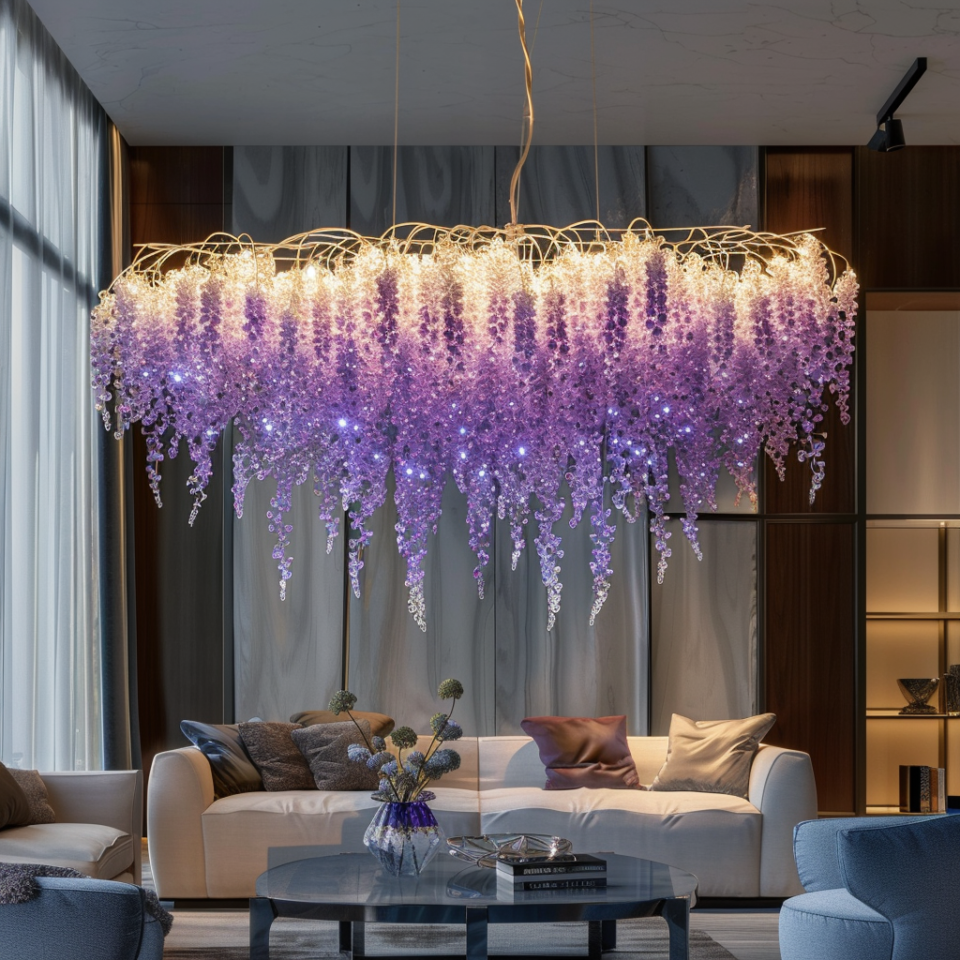 Enchanted Elegance: Wisteria Chandeliers Illuminating Your Space