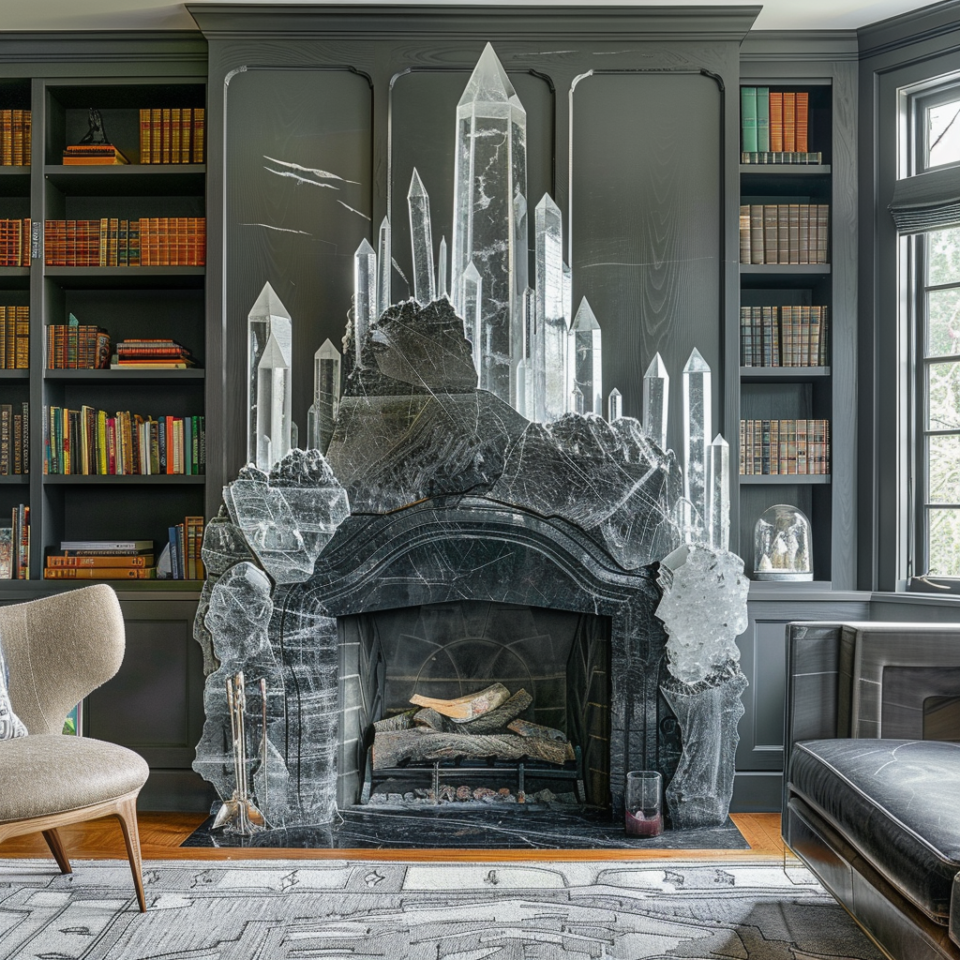 Glamorous Hearth: Crystal Fireplaces Transforming Living Spaces