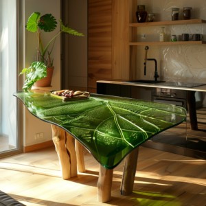 Natural Elegance: Leaf-Shaped Kitchen Tables to Bring the Outdoors In ...
