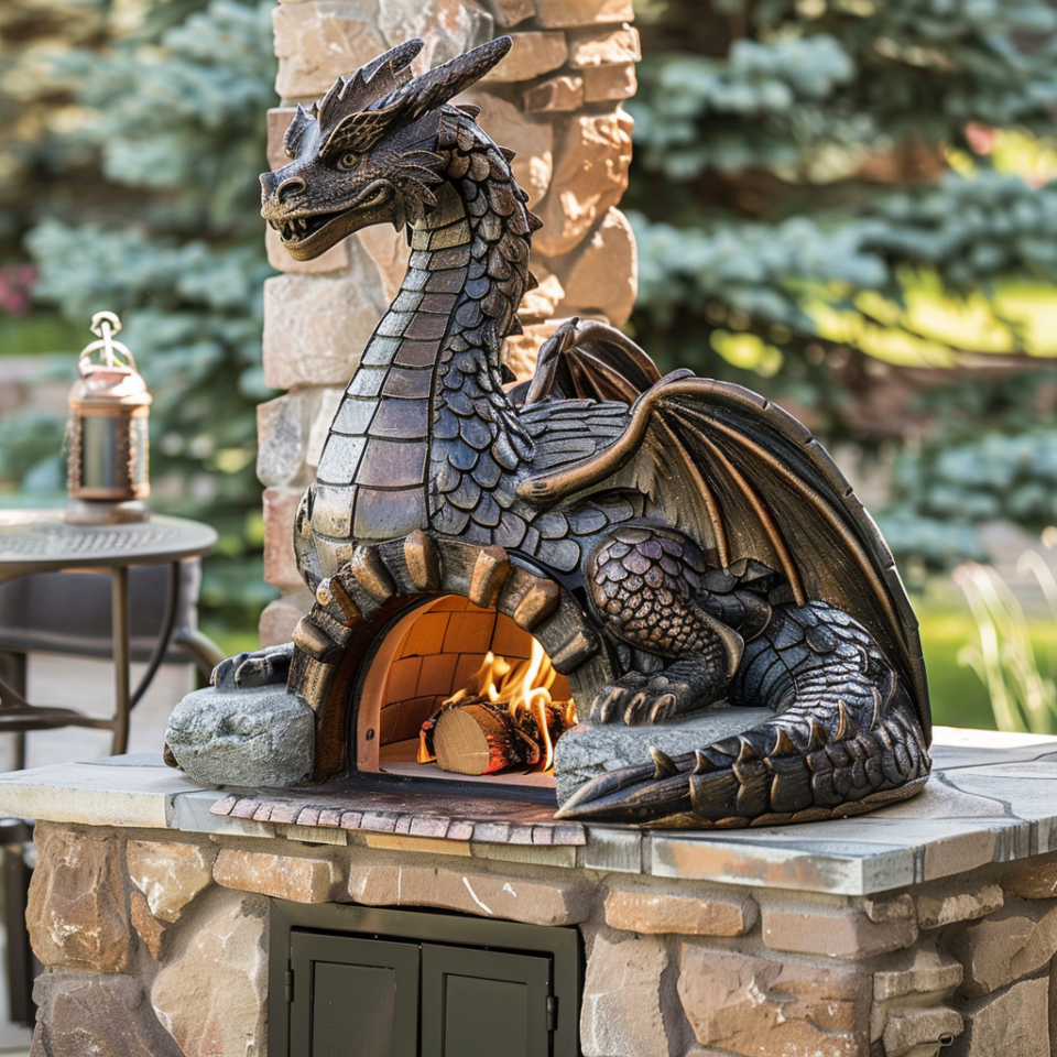 Dragon's Breath: Unleashing Culinary Magic with Outdoor Pizza Ovens