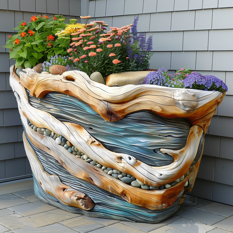 Ocean-Inspired Outdoor Planters: Bringing Coastal Charm to Your Garden