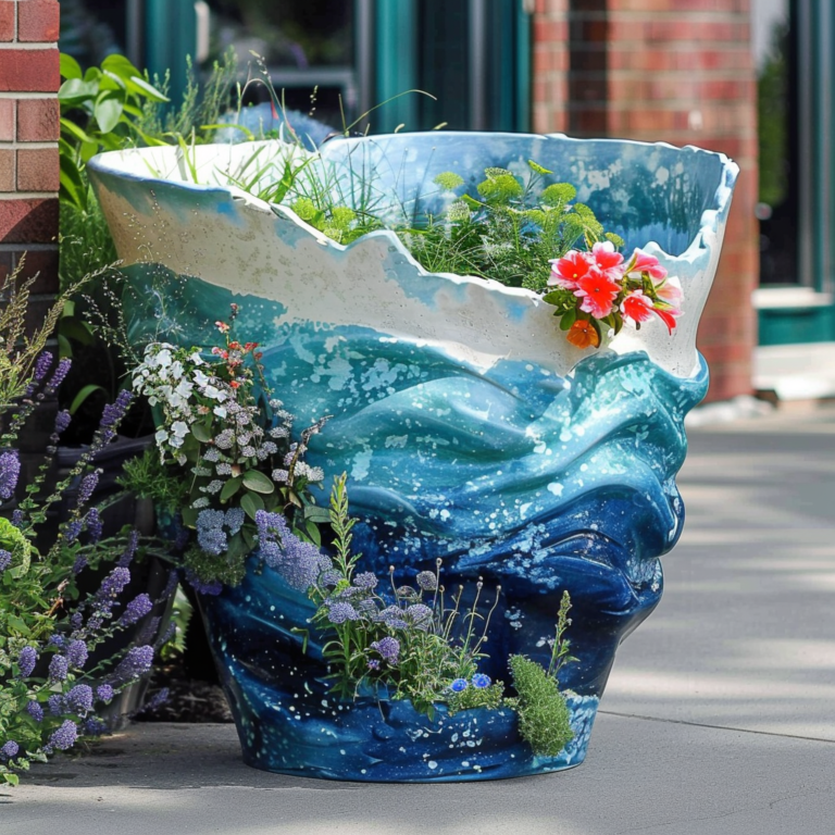 Ocean-Inspired Outdoor Planters: Bringing Coastal Charm to Your Garden