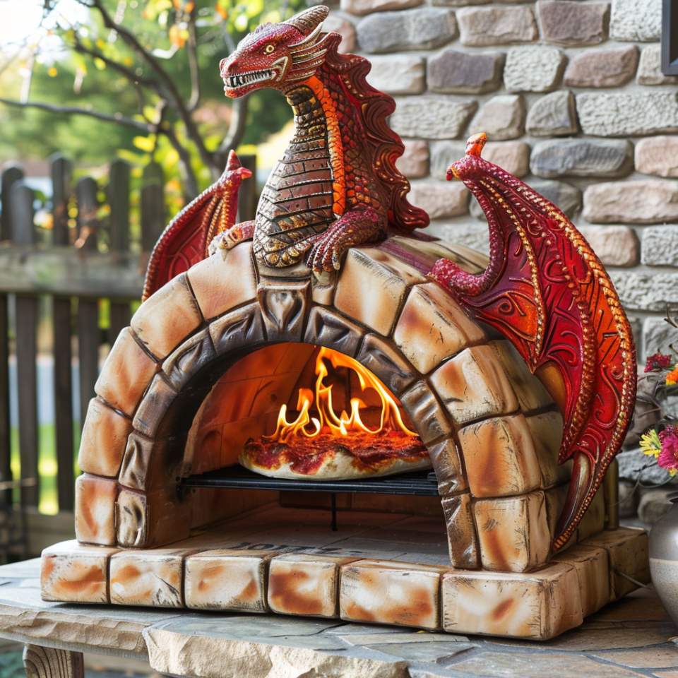 Dragon's Breath: Unleashing Culinary Magic with Outdoor Pizza Ovens