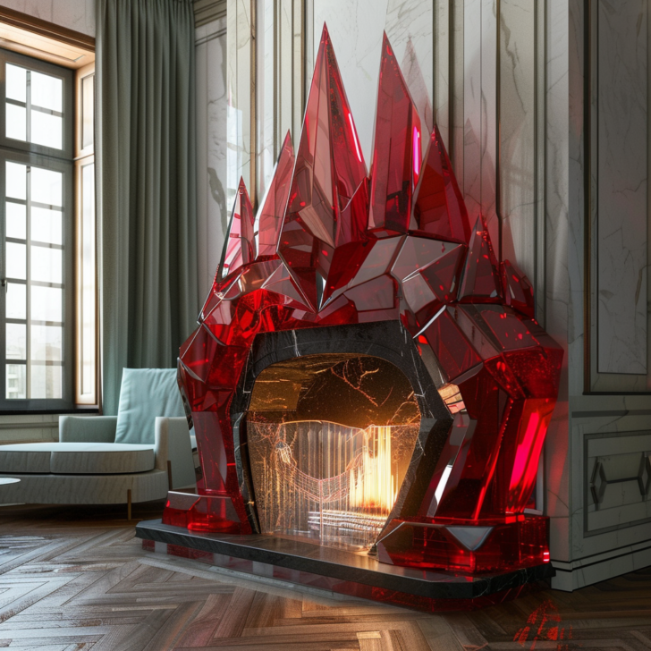 Glamorous Hearth: Crystal Fireplaces Transforming Living Spaces