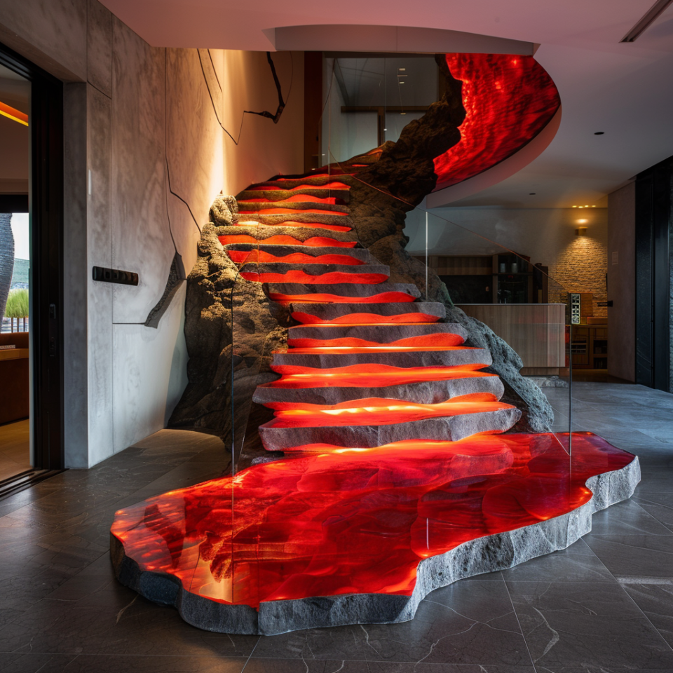 Fiery Ascent: Exploring Volcanic Eruption Staircases