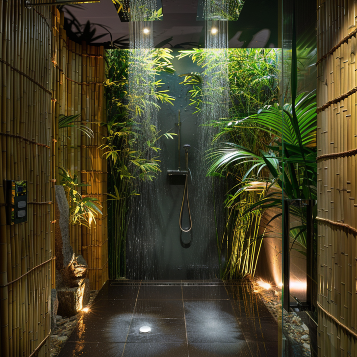 Bathing in Nature: Bamboo Forest Showers for Serene Retreats
