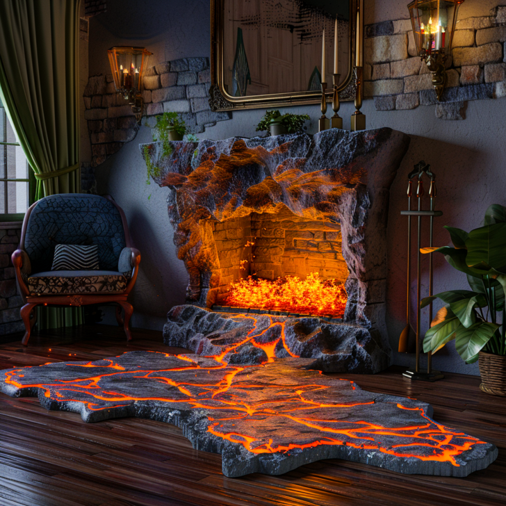 Lava Hearth: Ignite Your Home with the Fiery Charm of Lava Fireplaces ...