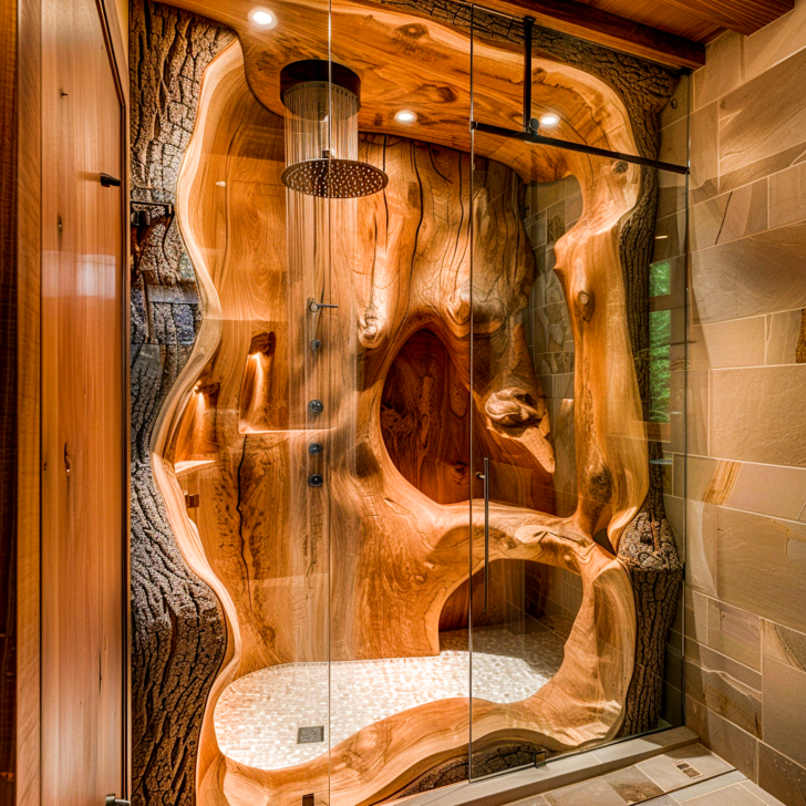 Embrace Nature: Luxuriate in Showers Carved from Giant Slabs of Live ...