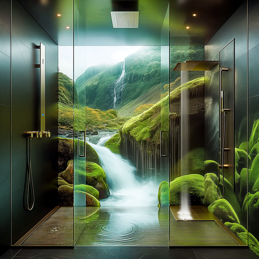Nature's Touch: Bringing the Outdoors In with Epoxy River Showers for ...