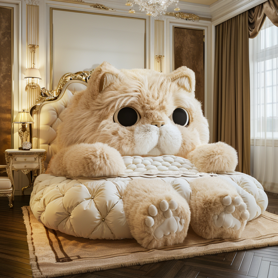 Supersized Snuggles: Giant Furry Animal Beds that'll Make Your Heart ...