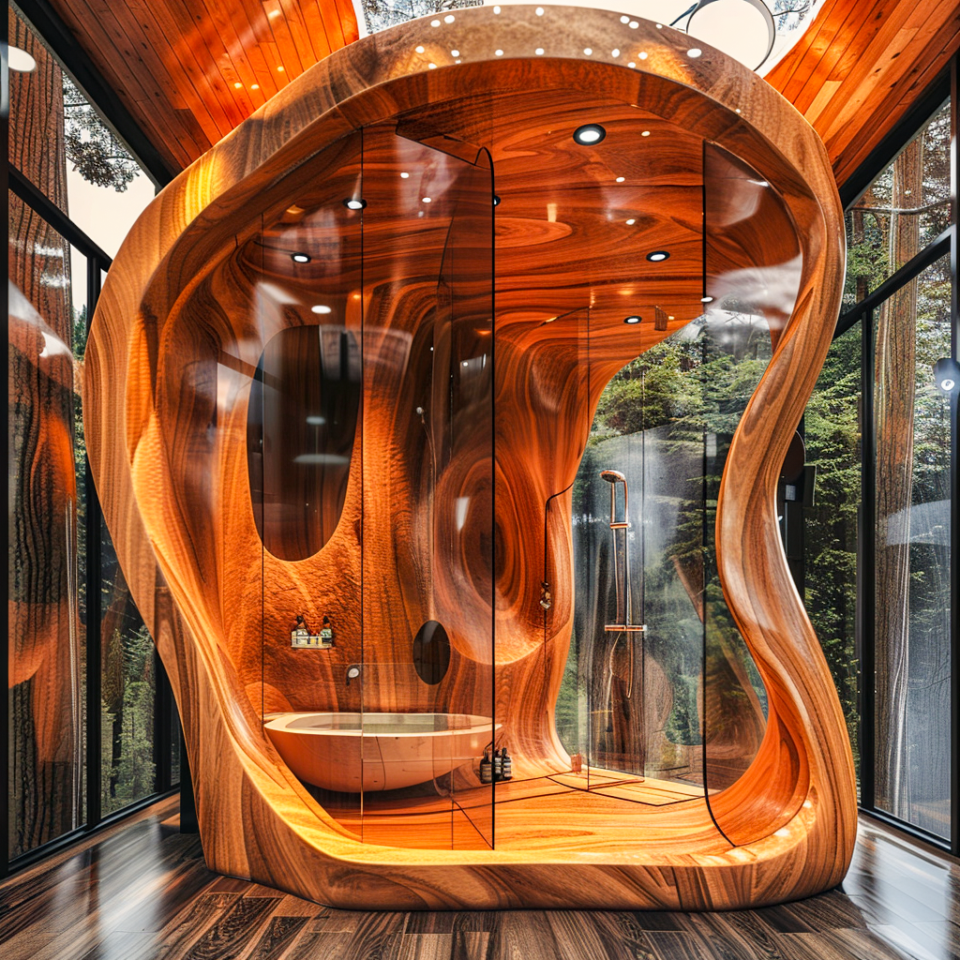 Embrace Nature: Luxuriate in Showers Carved from Giant Slabs of Live ...