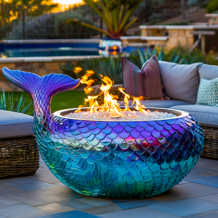 From Fins to Flames: Elevate Your Patio with a Stunning Mermaid Tail ...