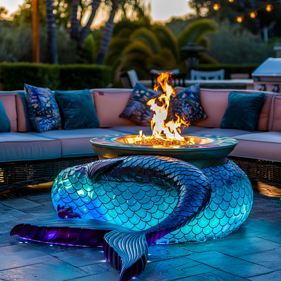 From Fins to Flames: Elevate Your Patio with a Stunning Mermaid Tail ...