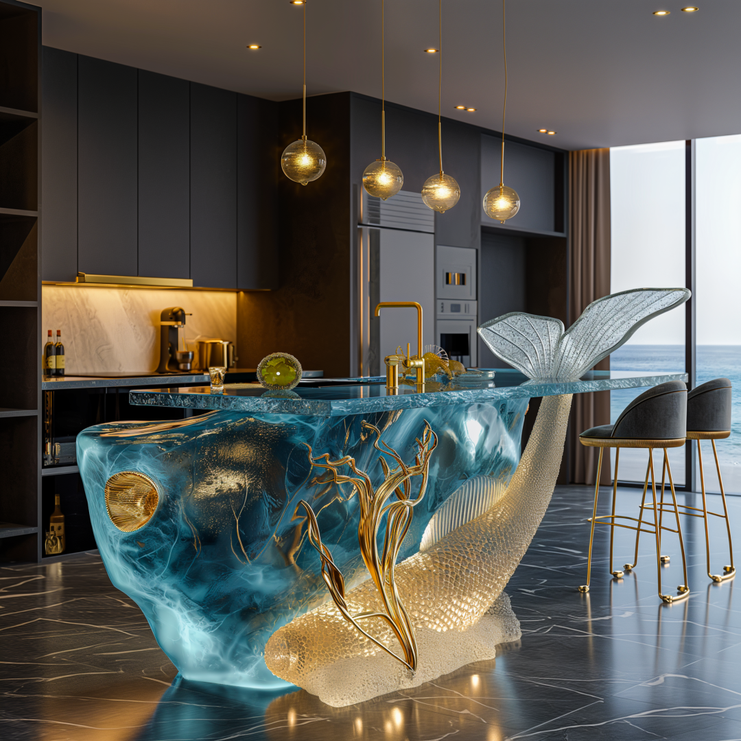 Sea Siren Chic: Elevate Your Kitchen with a Mermaid-Inspired Islands ...