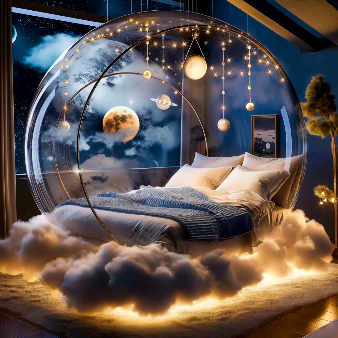 Bedtime Odyssey: Transform Your Room with Spherical Space-Themed Beds ...