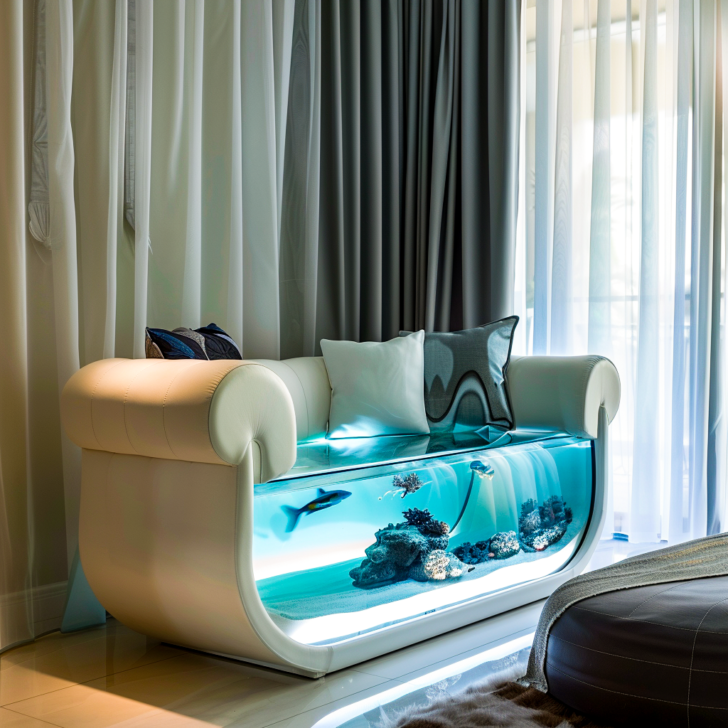 Undersea Serenity: Embracing Relaxation with Aquarium Sofas ...