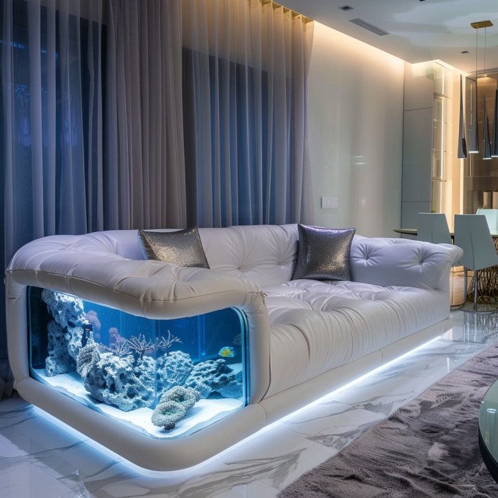 Undersea Serenity: Embracing Relaxation with Aquarium Sofas ...