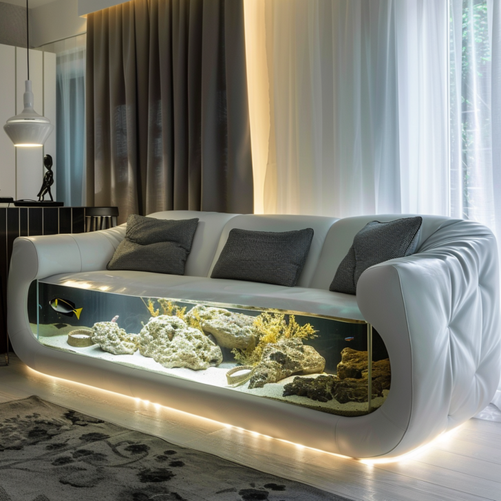 Undersea Serenity: Embracing Relaxation with Aquarium Sofas ...