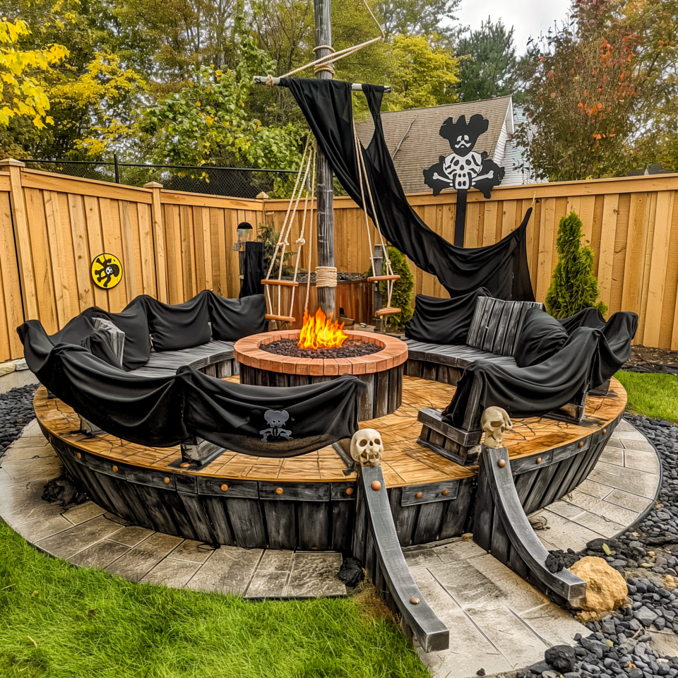 Arrr-mazing Outdoor Living: Pirate Ship Inspired Patio Sofas ...